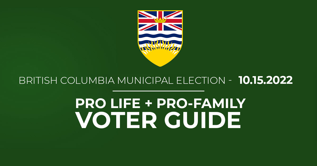 Vote Pro-Life British Columbia Municipal